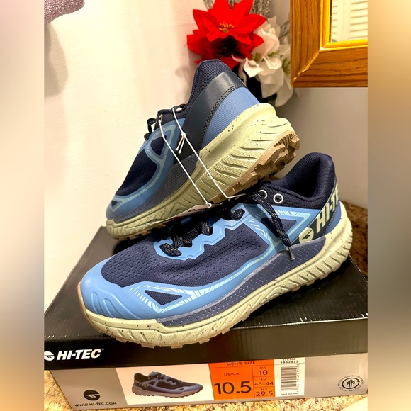 Hi-Tec | Shoes | Hitec Mens Blue Trail Running Shoes | Poshmark